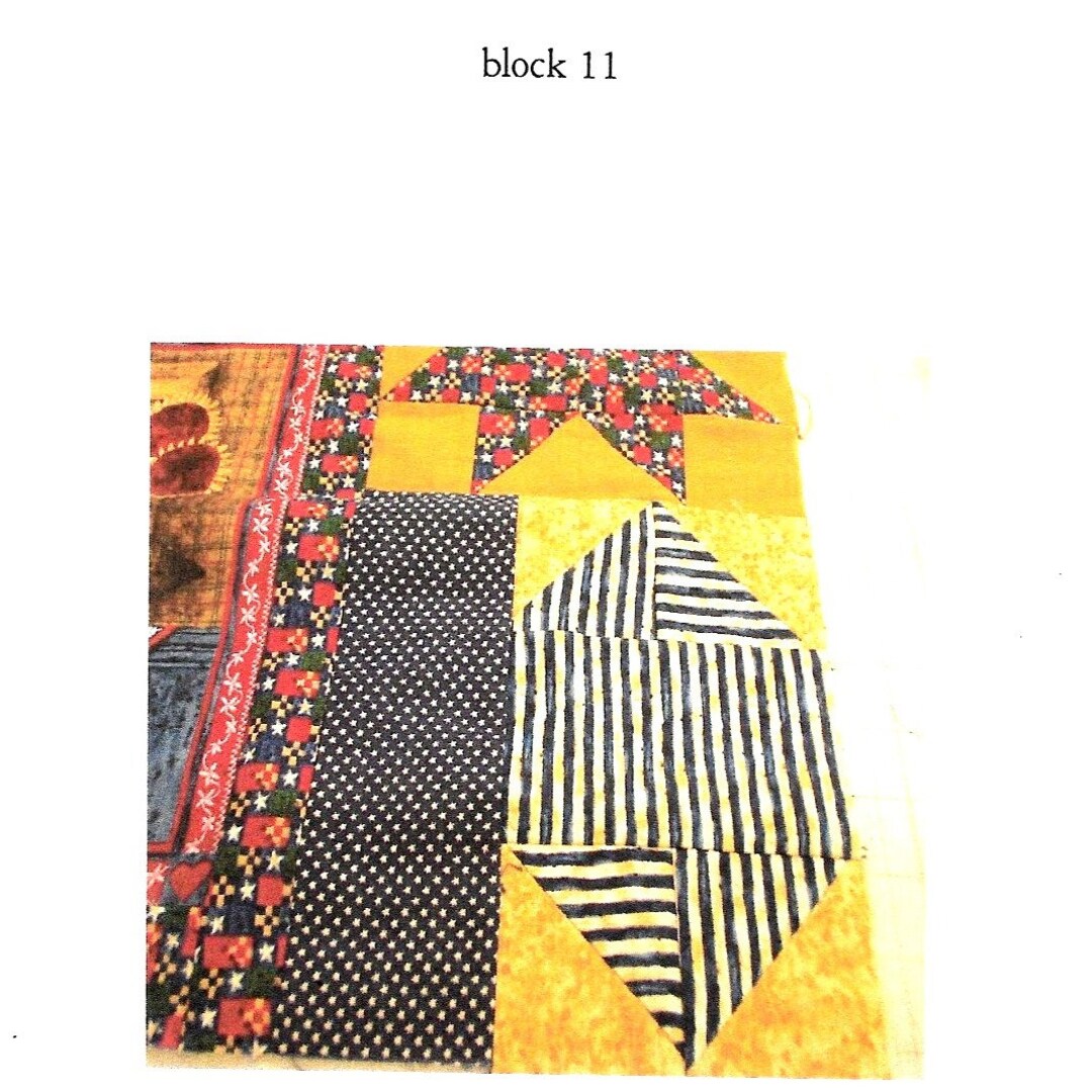 Nancy Stitches Block of the Month Club #11 Patchwork 8 X 12 ...