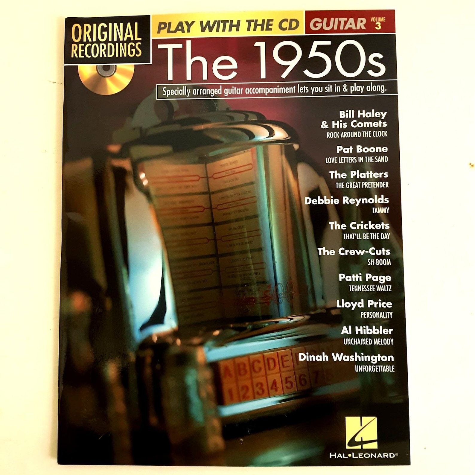 Original Recordings 1950s Play With CD Guitar Hal Leonard 12 X 9 ...
