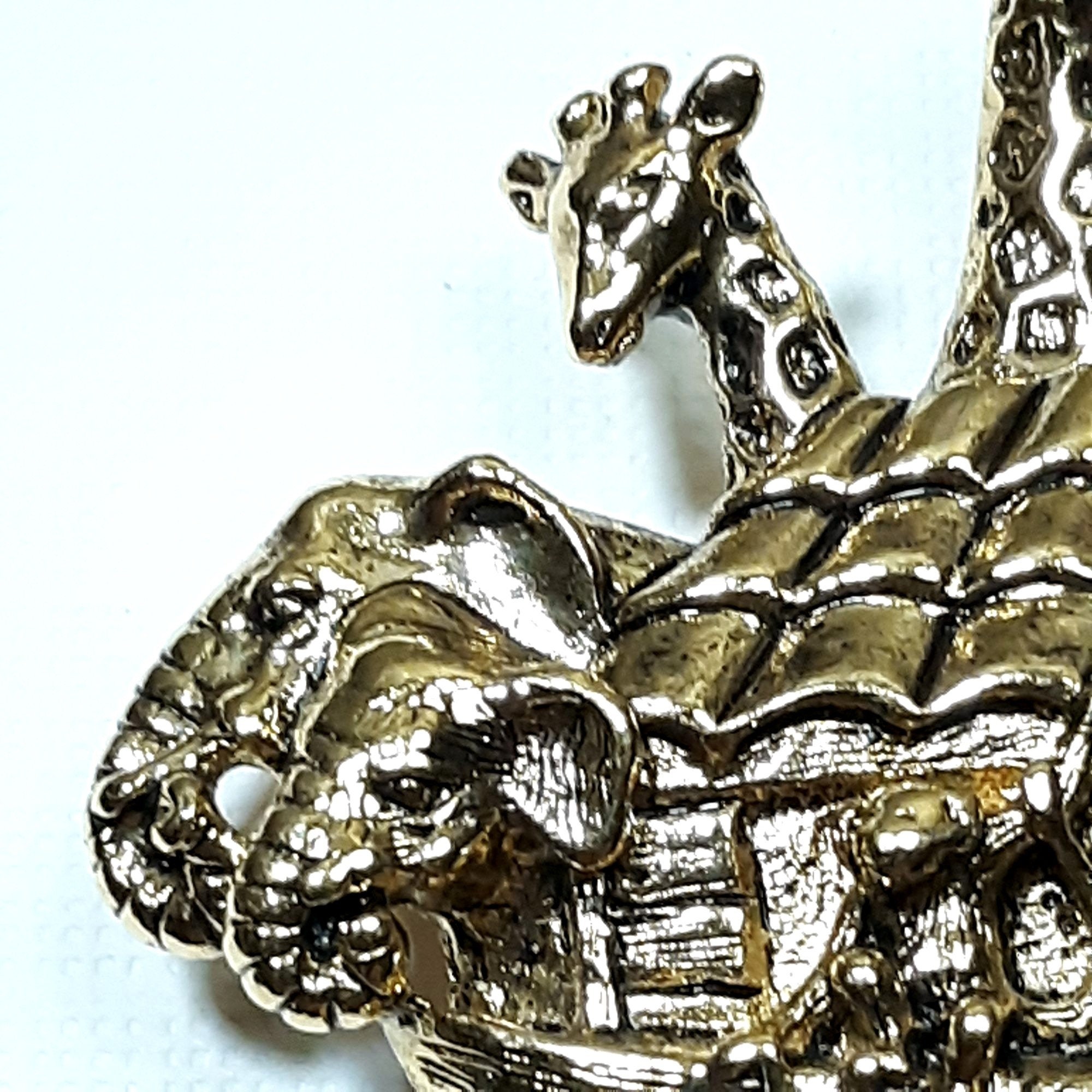 Vintage Noah's Arch Brooch Avon 90s Goldtone - Etsy