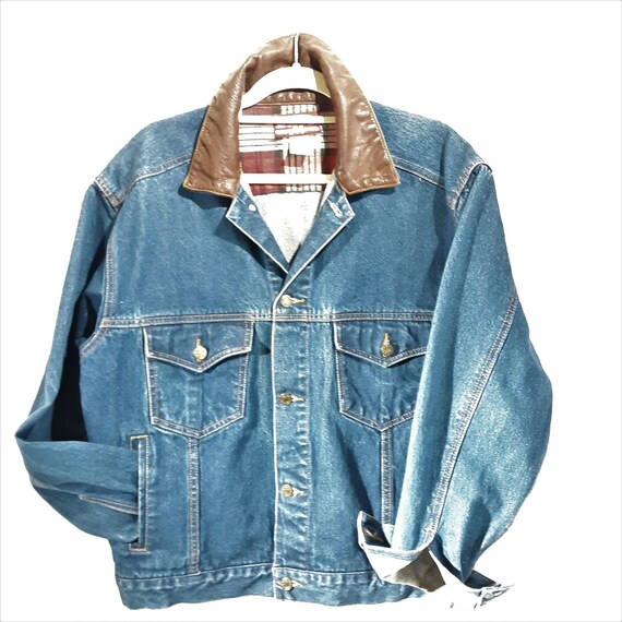 Marlboro Jean Jacket Mens Small Vintage Classic 100% … - Gem