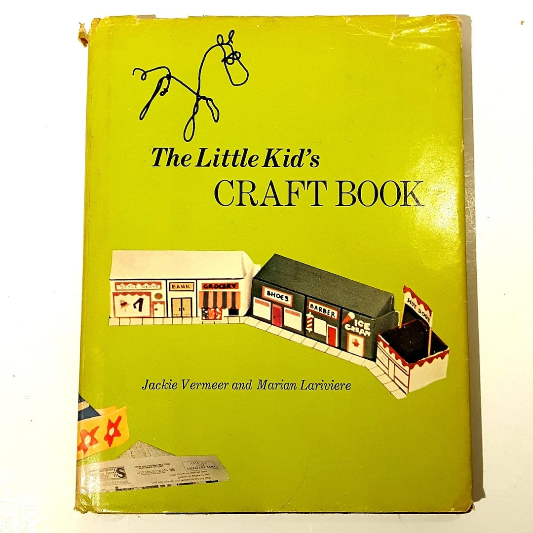 The Little Kids Craft Book 1973 1st Editionj Vermeer M Lariviere - Etsy