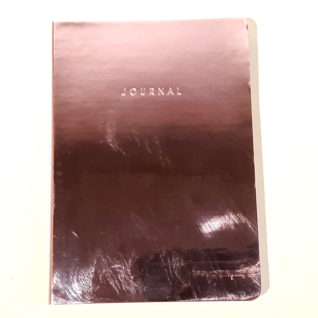 Pink Metallic Journal 96 Narrow Ruled Lined Pages - Etsy