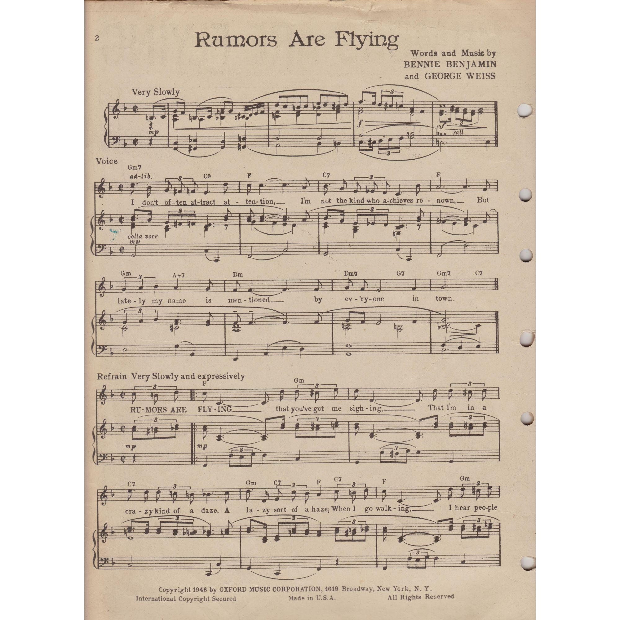 Perry Como Vintage Sheet Music Lot 4 Piano Vocals | Etsy