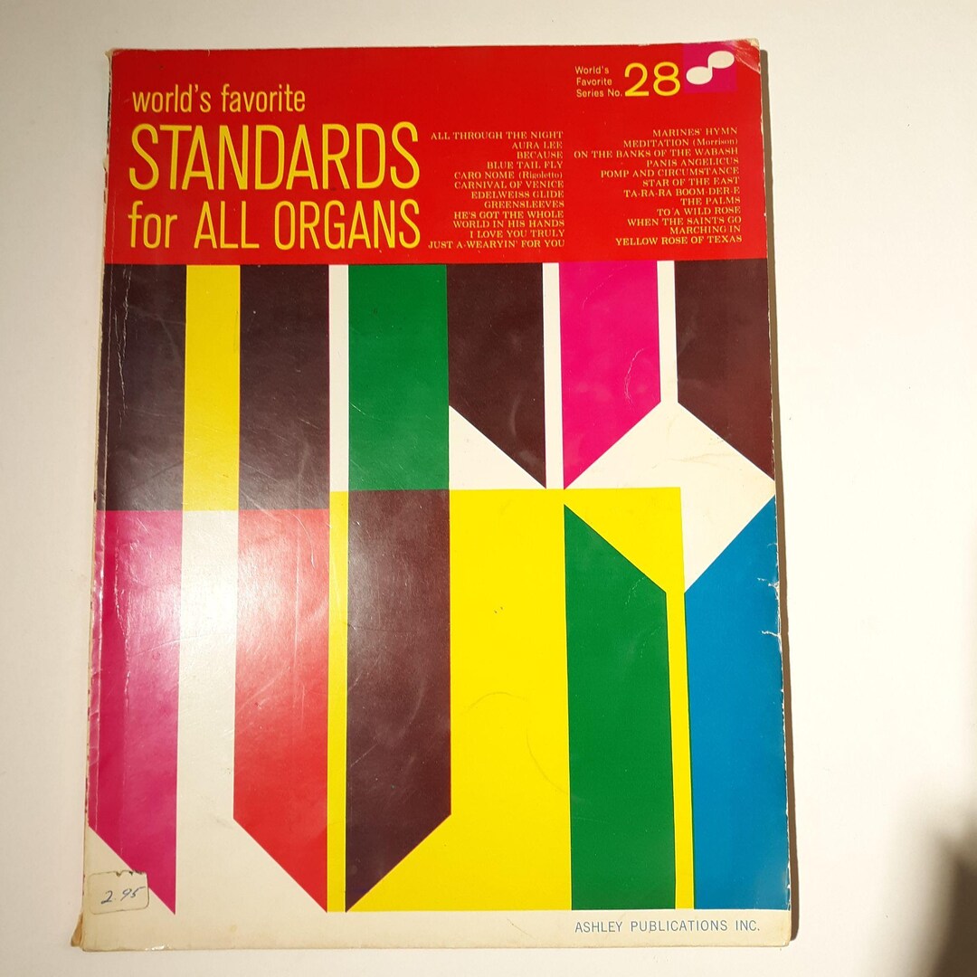 Worlds Favorite Standards for All Organs Song Book Series #28 Sheet ...