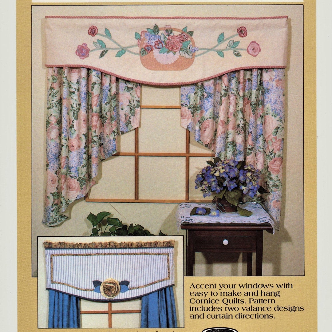 Donna Gallager Creative Needlearts Pattern #889 English Floral Cornice ...
