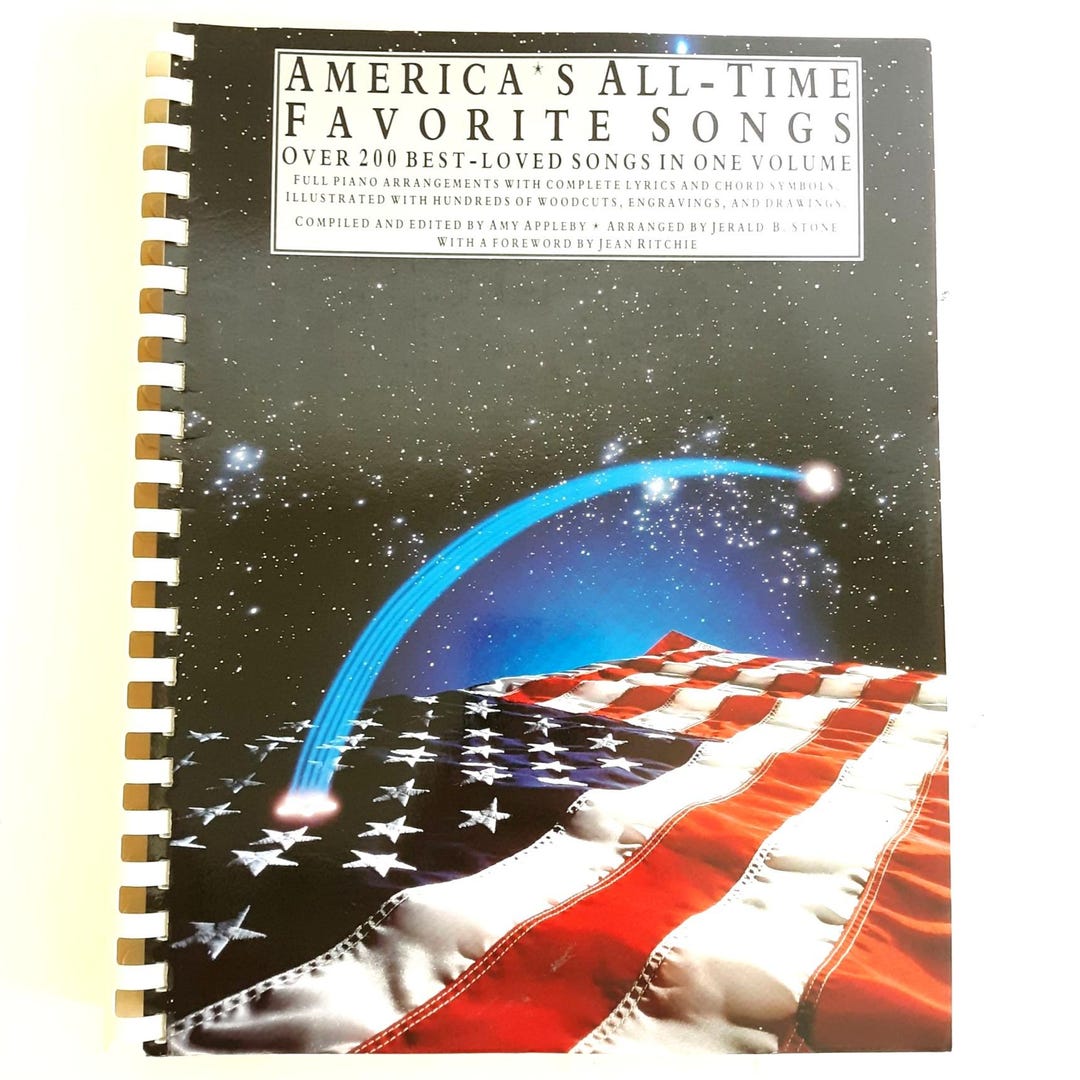 America's All Time Favorite Songs Songbook Piano Vocals 200 Best Loved ...