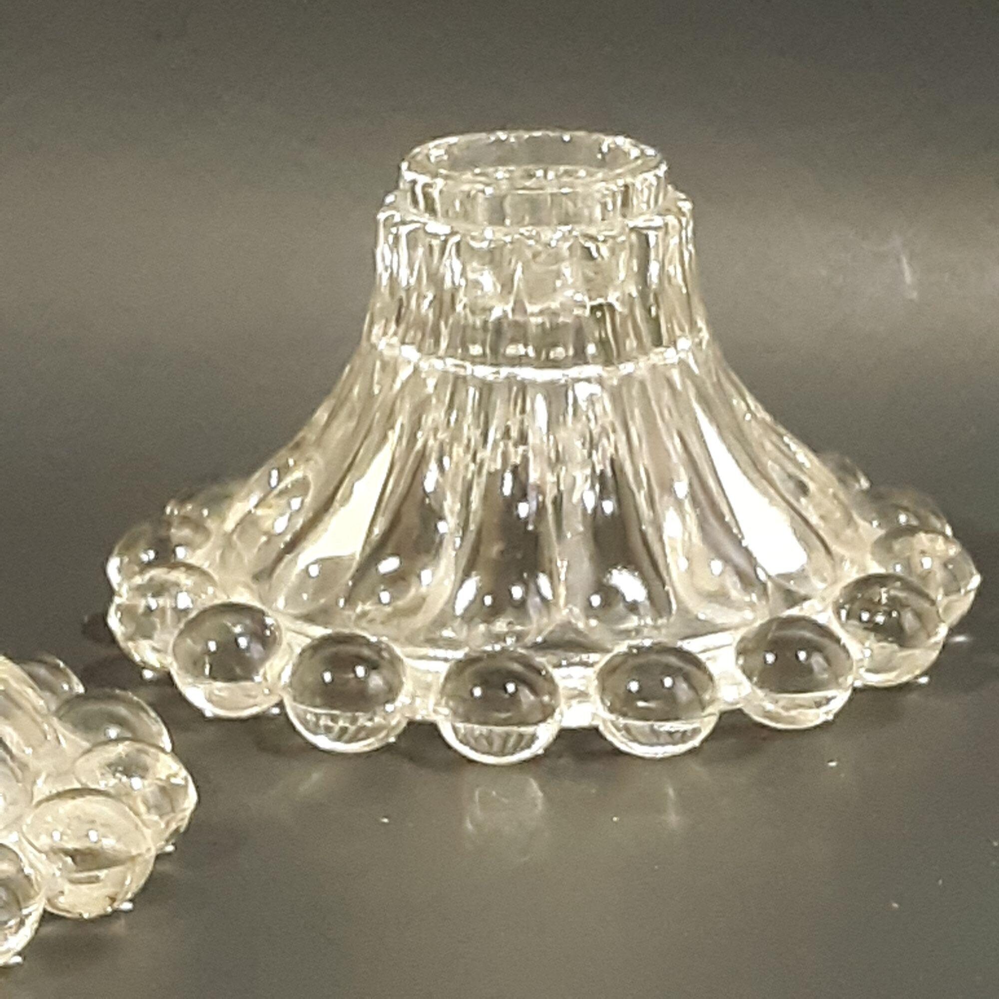 Anchor Hocking Berwick Pattern 2 Boopie Taper Candle Holders - Etsy