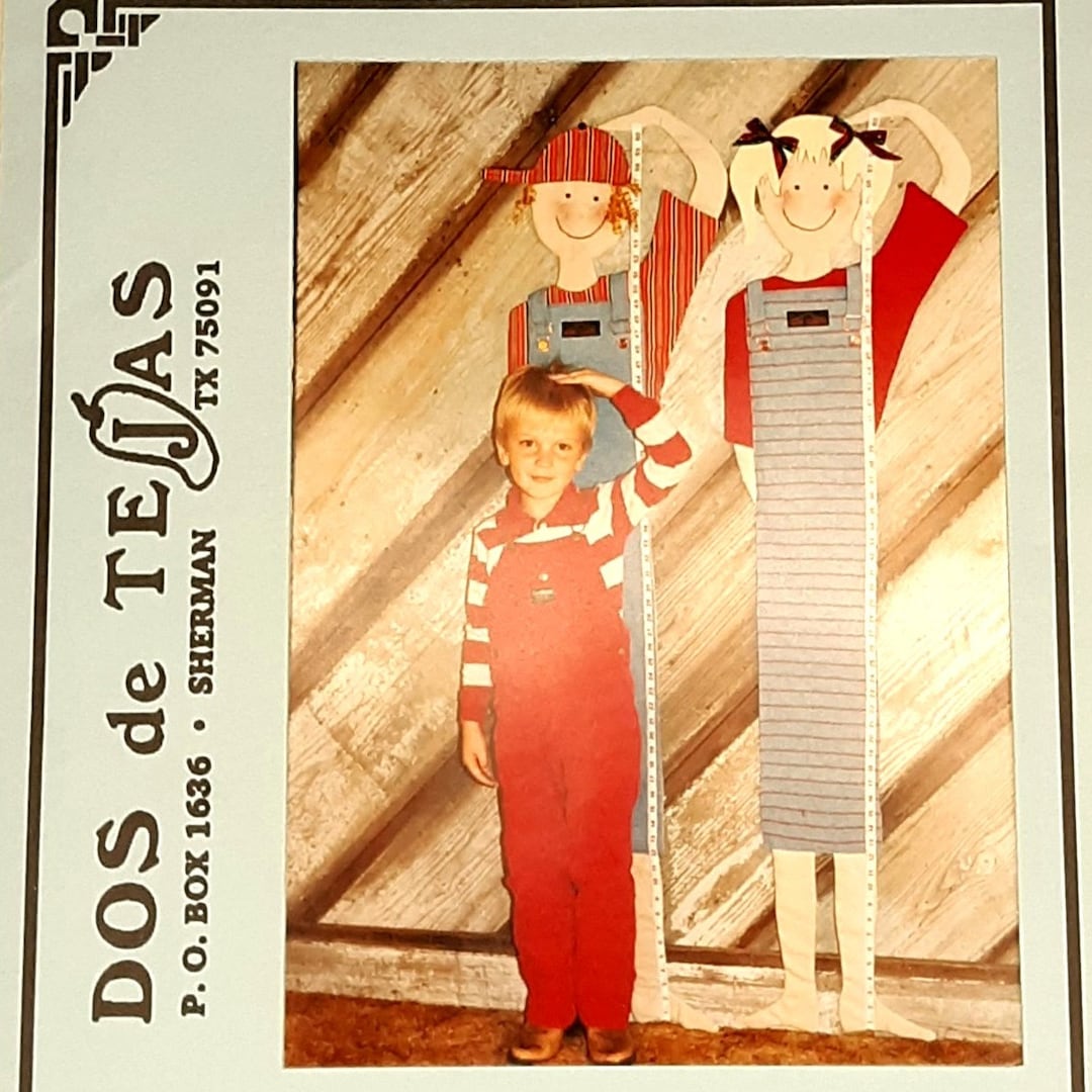Growth Chart Pattern Girl Boy Measure Me, Mama 9023 Uncut - Etsy