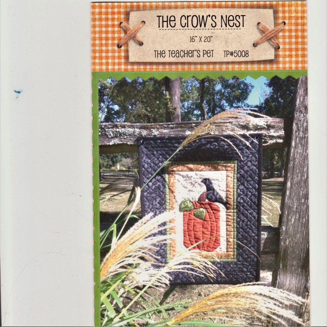 The Crows Nest Quilt Pattern by Teachers Pet TP5008 16 X 20 NOS - Etsy