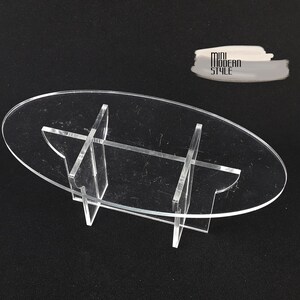 Oval Table in Plexiglass in Scale 1:12 for Doll Houses - Etsy