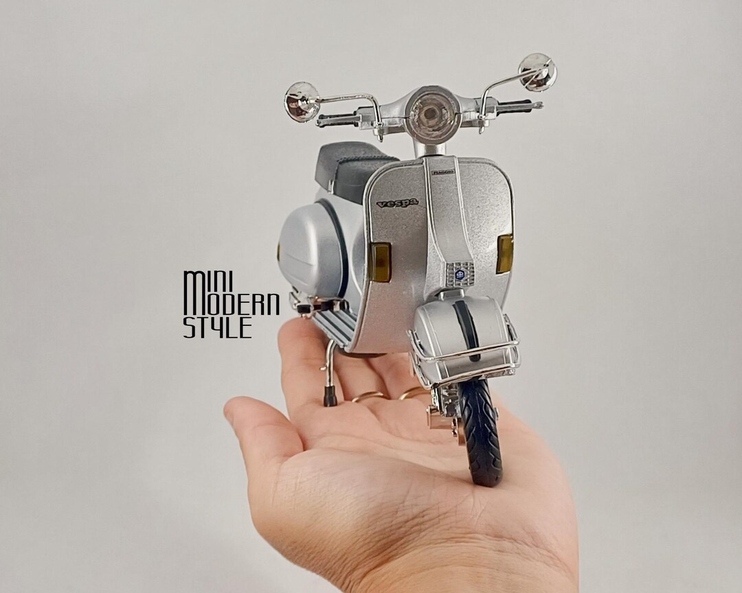 Silver Plastic Vespa Model for Dollhouses Scale 1:12 - Etsy