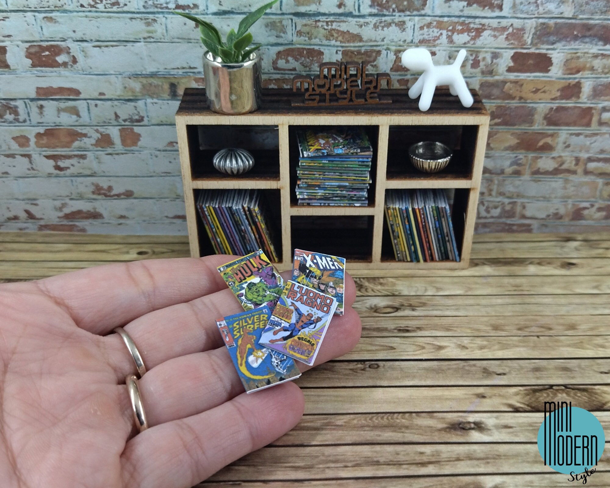Mix 25 Miniature Comics in 1:12 Scale for Dollshouse - Etsy