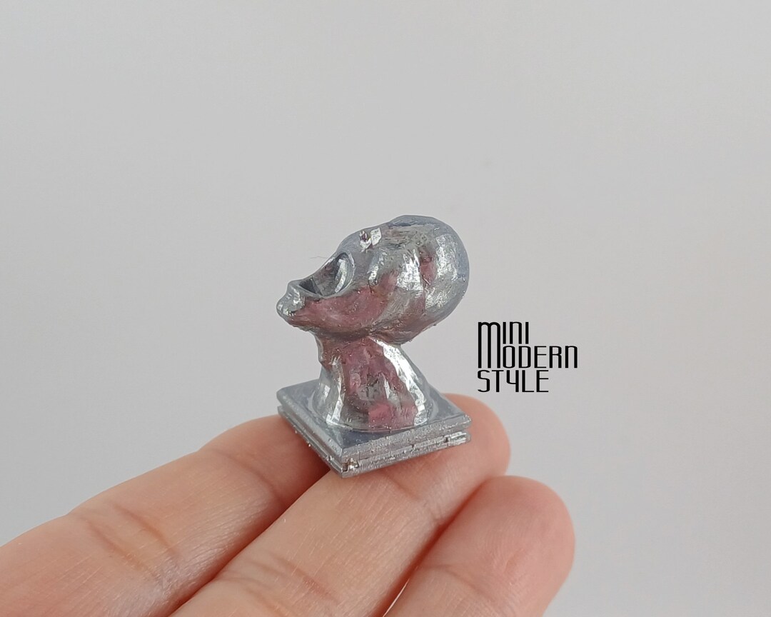 Resin Scream Head Sculpture in 1:12 Scale for Doll Houses - Etsy