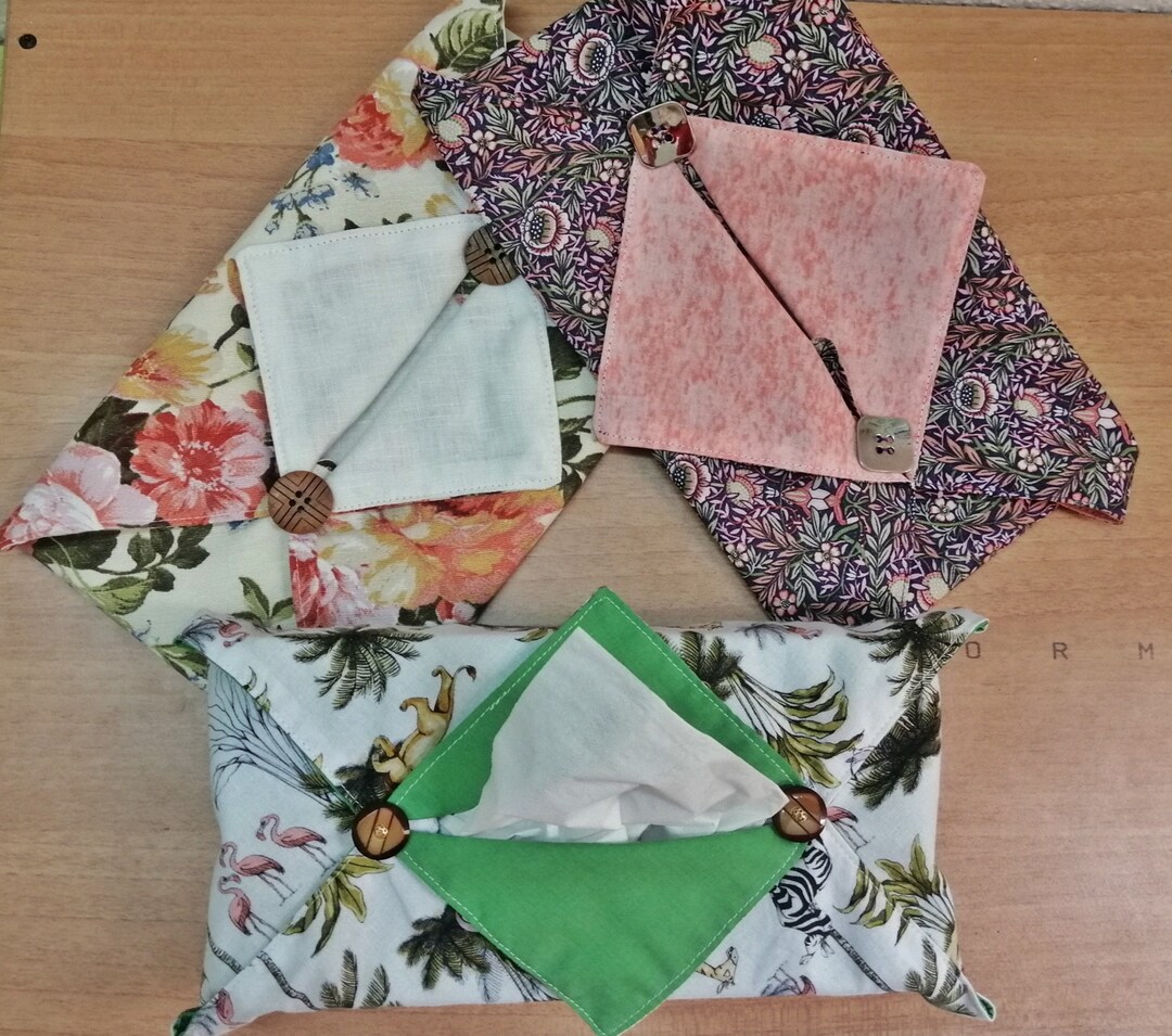 Small Tissue Box, Cotton Poplin, Linen, Elegant, Pretty, Cheerful ...