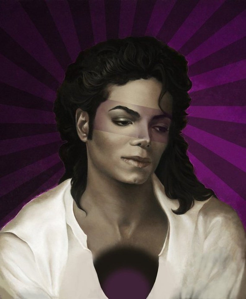 Michael Jackson POP ICON Print on Deluxe Art Paper - Etsy