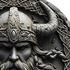 Viking Height Map for 3d Laser Engraved Coins | Scandinavian Norse ...