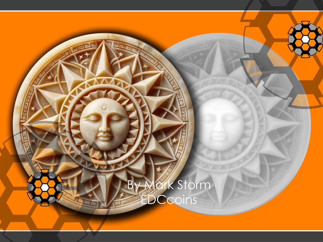 Sun Design for Lightburn 3d Laser Engraving With Height Map | Vitality ...
