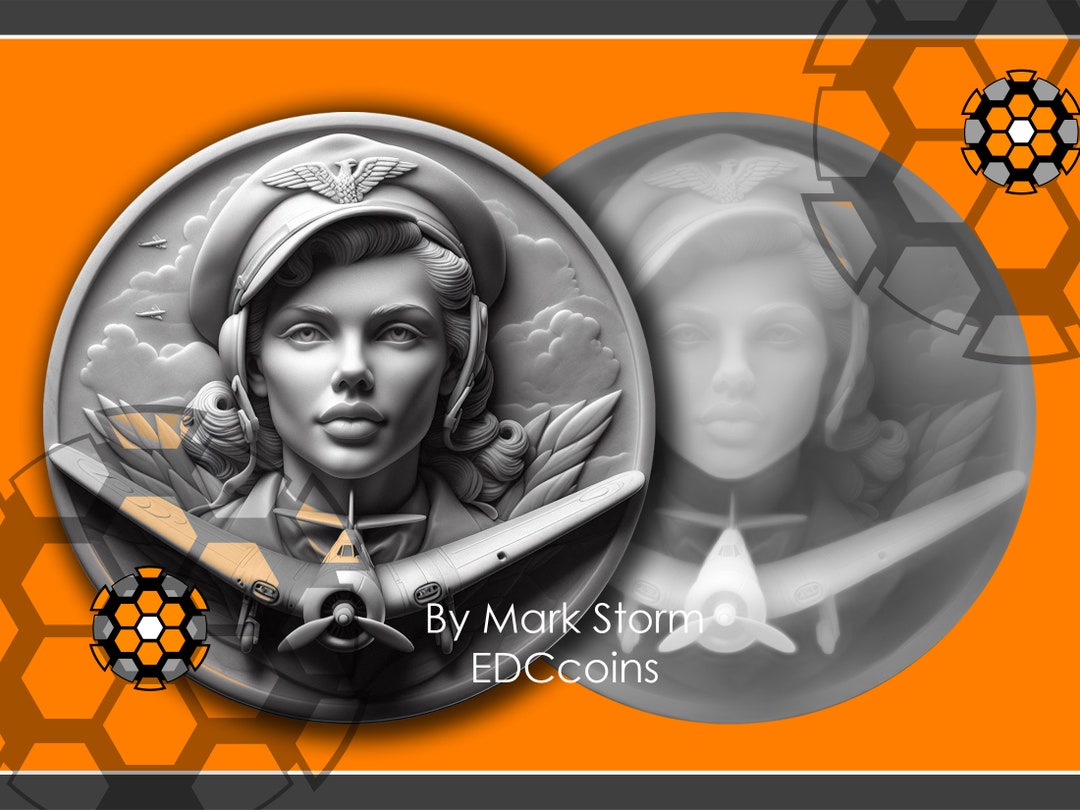 WW2 Stewardess Heightmap for 3d Fiber Laser Engraving | Downloadable ...