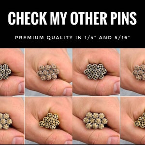 8mm - 5/16" Mosaic Pins for Knife Scales Handle Fastening. Length 150mm ...