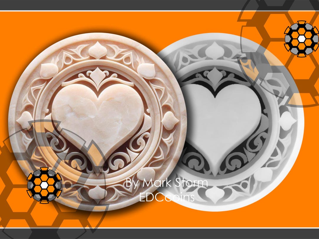 Heart Symbol of Love 3d Laser Engraving File Design | Digital ...