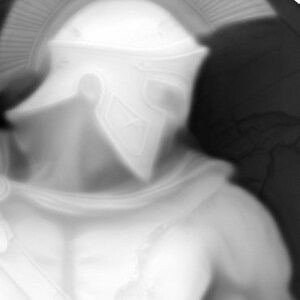 Spartan Warrior Height Map for 3d Laser Engraving | Coin File of Brave ...