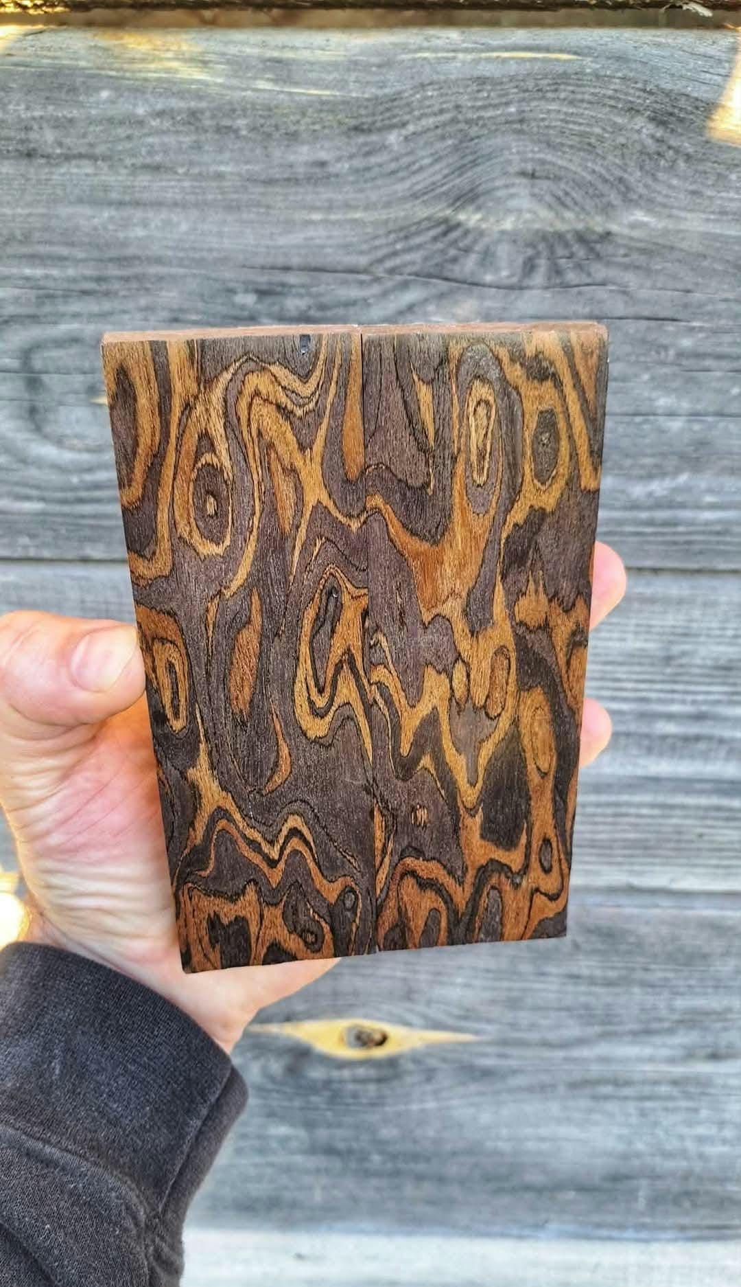 Wood Micarta Scales, Made From Real Wood | Original Texture & Pattern 5 ...