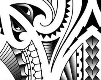 Koru Temporary Tattoo Sticker set of 4 - Etsy