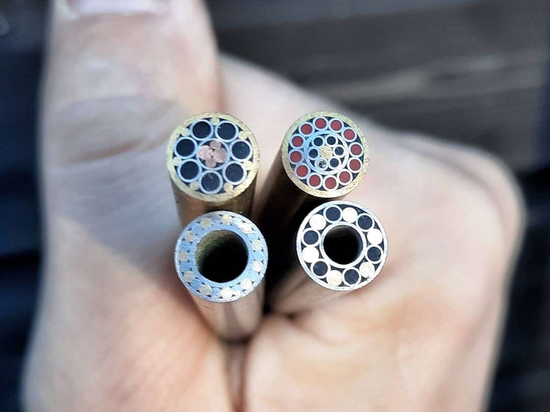 Mosaic Pins and Lanyard Tubes Set - Knifemaking Supplies (8mm, 150mm ...