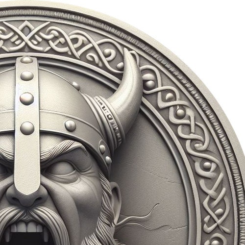 Lightburn Heightmap of a Screaming Viking | Deep 3d Laser Engraving ...