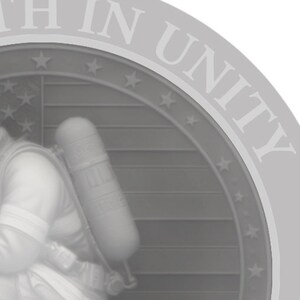 Kneeling Fire Fighter | Heightmap for Lightburn Coin | Strength in ...