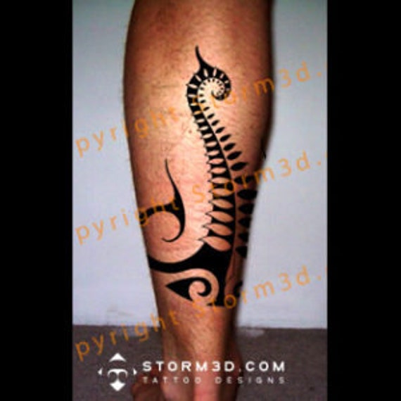 Tatuagem De Samambaia Nas Costas