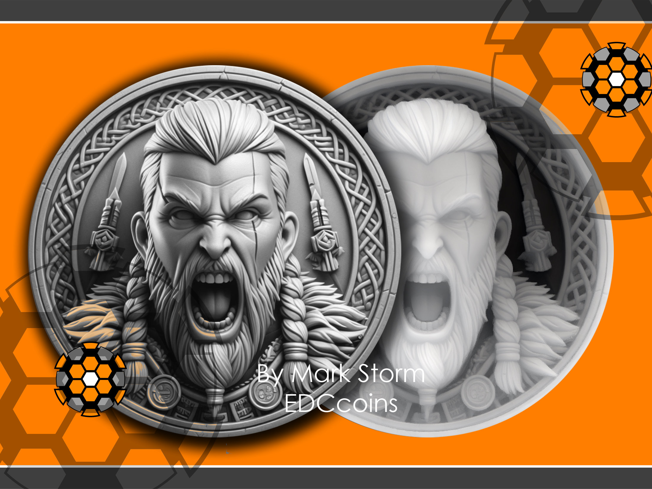 Lightburn Heightmap of an Angry Viking Screaming | Deep 3d Laser ...