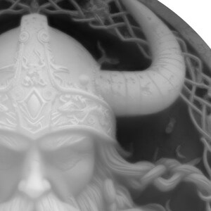 Viking Height Map for 3d Laser Engraved Coins | Scandinavian Norse ...