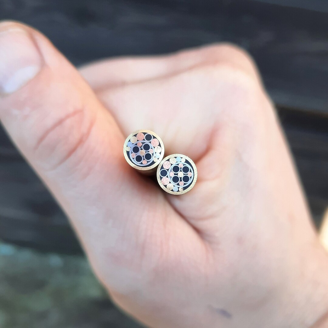 8mm - 5/16" Mosaic Knife Pins in Stainless Steel, Brass and Copper for ...