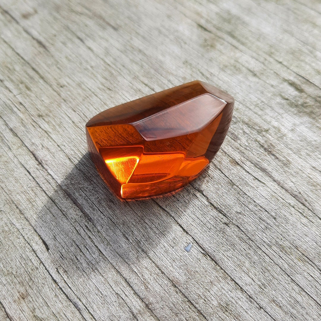 Ultem pocket Nugget EDC Worry Stone in Solid Ultem U1000 High Gloss ...