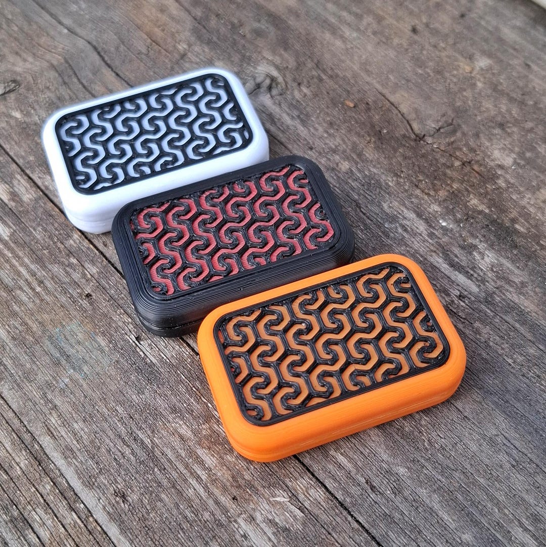 Fidget Slider 3-click / Magnetic Haptic EDC Toy / Portable 3d Printed ...
