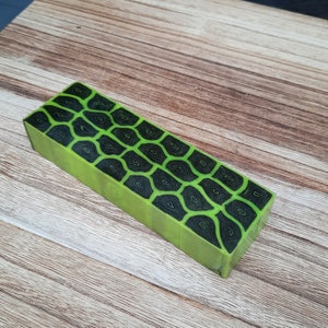Green Roll Pattern Micarta Block for Knife Handle Scales Unique ...