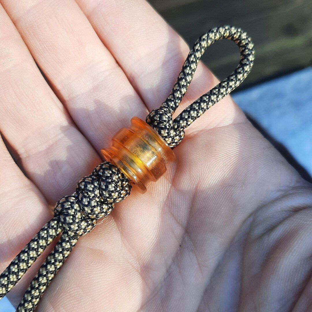 Ultem pulley Lanyard Bead, Hand-turned From Transparent Ultem U1000 ...