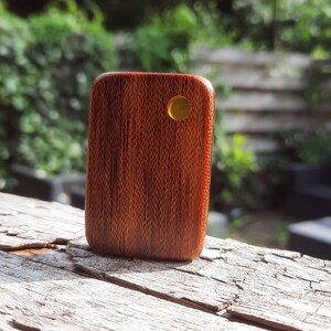 Unique Edc Worry Stone in WW2 Rag Micarta With Crosscut Vintage Micarta ...