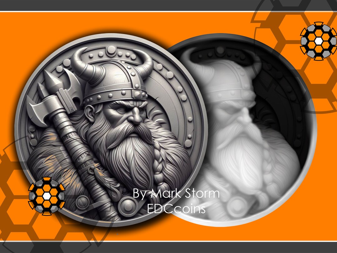 Lightburn Height Map for Viking 3d Laser Engraving | Scandinavian Norse ...