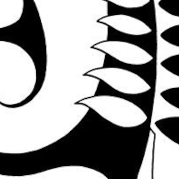 Maori Fern Design - Etsy
