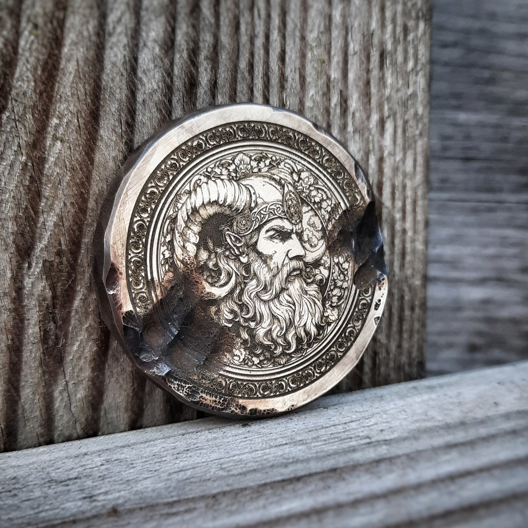 Brass Viking Amulet / Token | Ancient Nordic Artifact | Unique Pocket ...