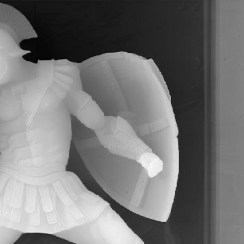 Roman Gladiator Heightmap for Lightburn 3d Laser Engraving | Digital ...