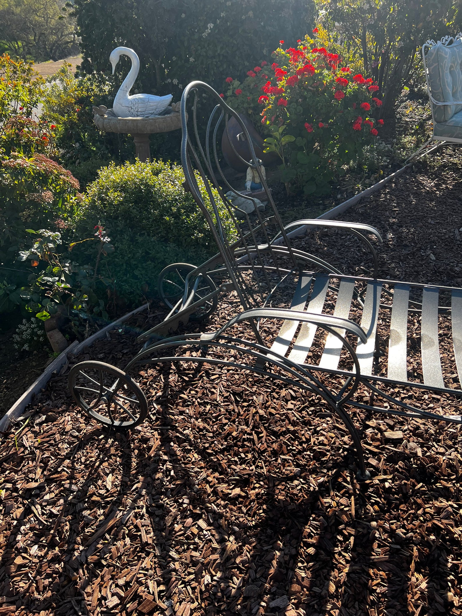 A Vintage Homecrest Liberty Garden Chaise Lounge Chair, With Brand New ...