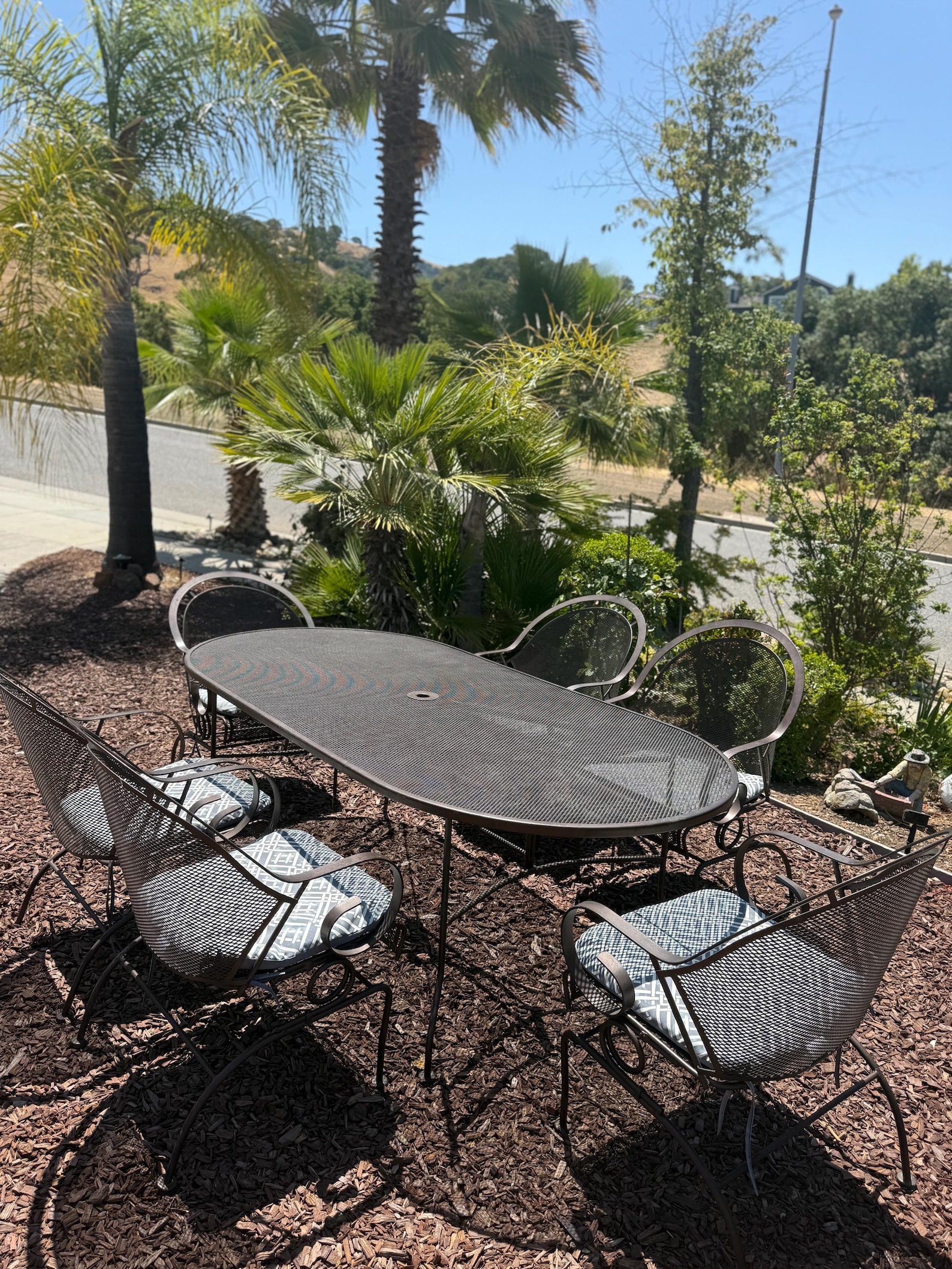 Vintage Wrought Iron Patio Furniture by Meadowcraft , Made of Wrought ...