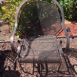 Vintage Wrought Iron Patio Furniture by Meadowcraft , Made of Wrought ...