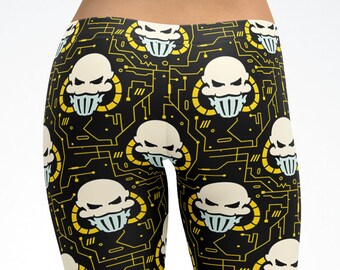 Skull and Crossbones Leggings - Etsy