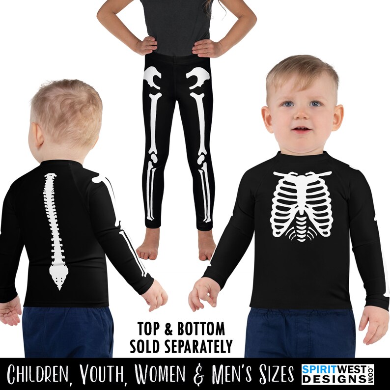 Skeleton Halloween Costume Cosplay Running Trick or Treat Woman's Bone ...