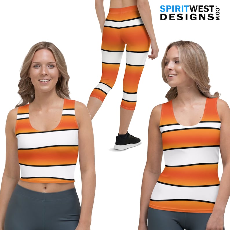 Clownfish Costume Cosplay Nemo Fish Costume Rundisney - Etsy