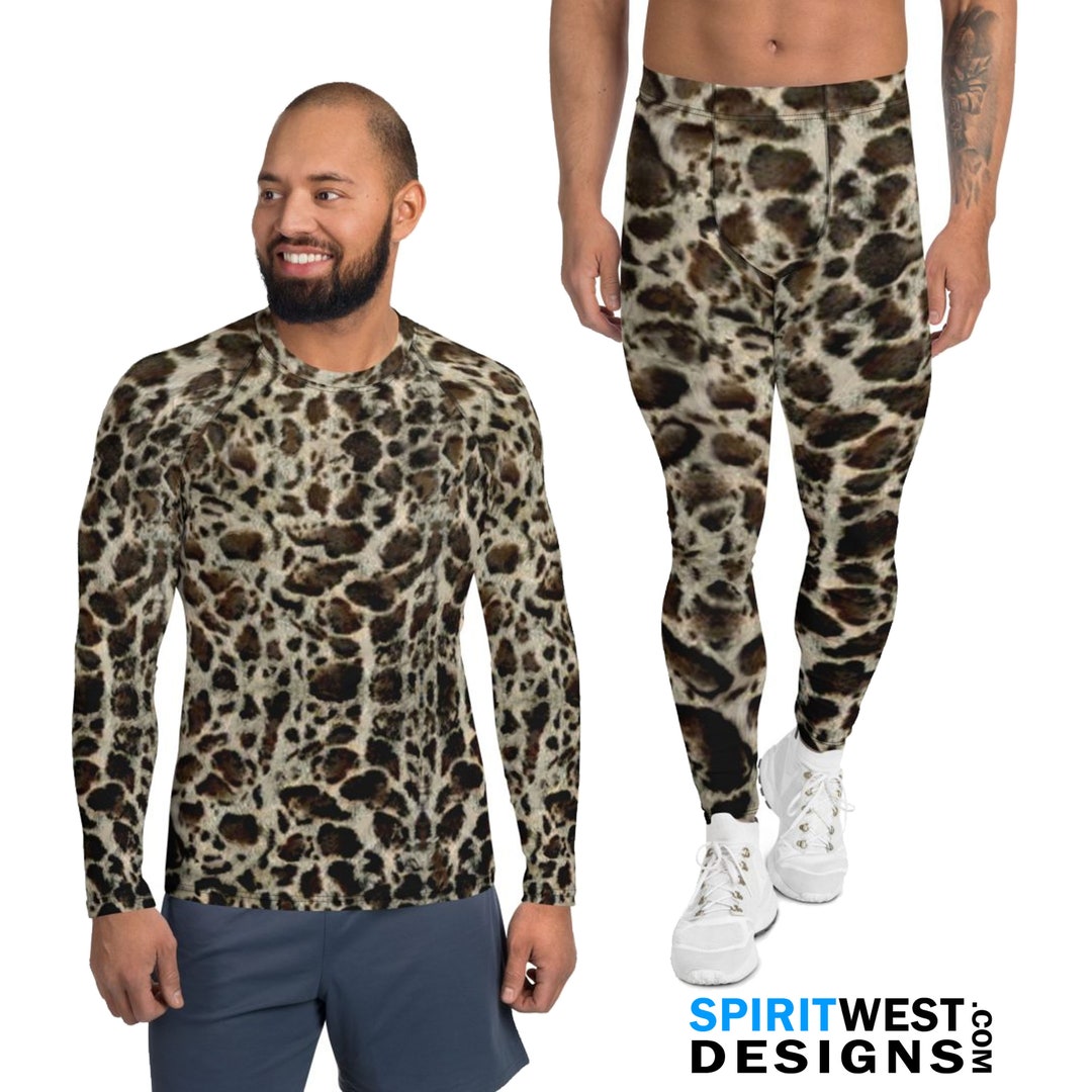 Men's Snake Skin Costume | Reptile Print Activewear Cosplay Halloween ...